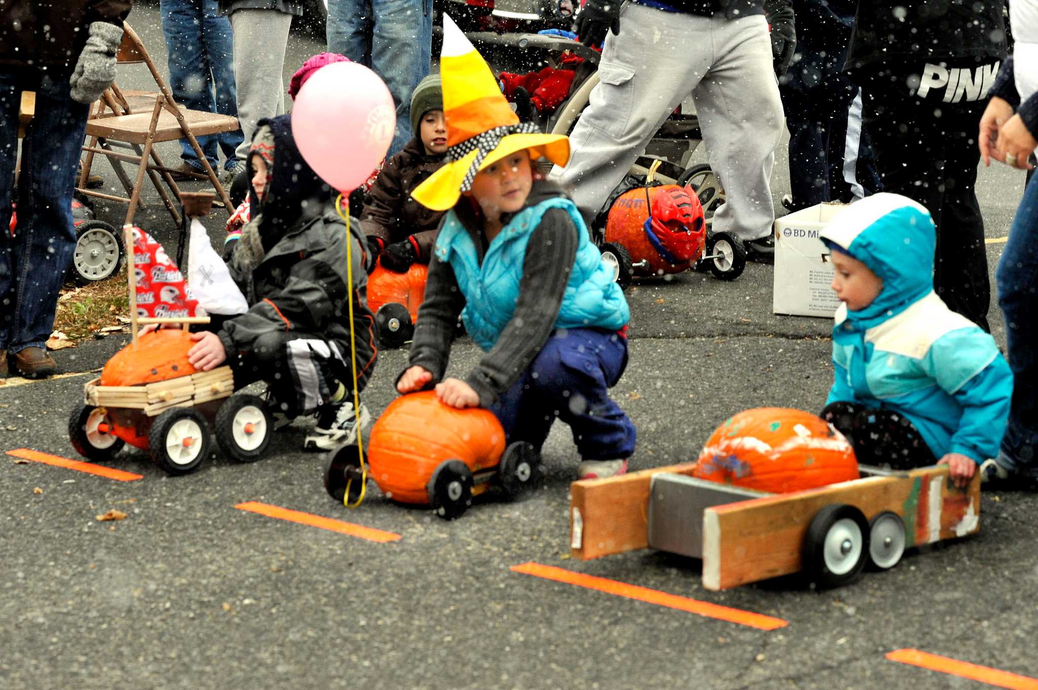 Get creative, design your pumpkin racer