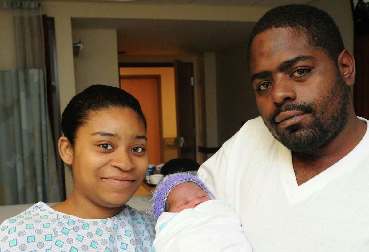 Special delivery: Jaelynn just couldn't wait