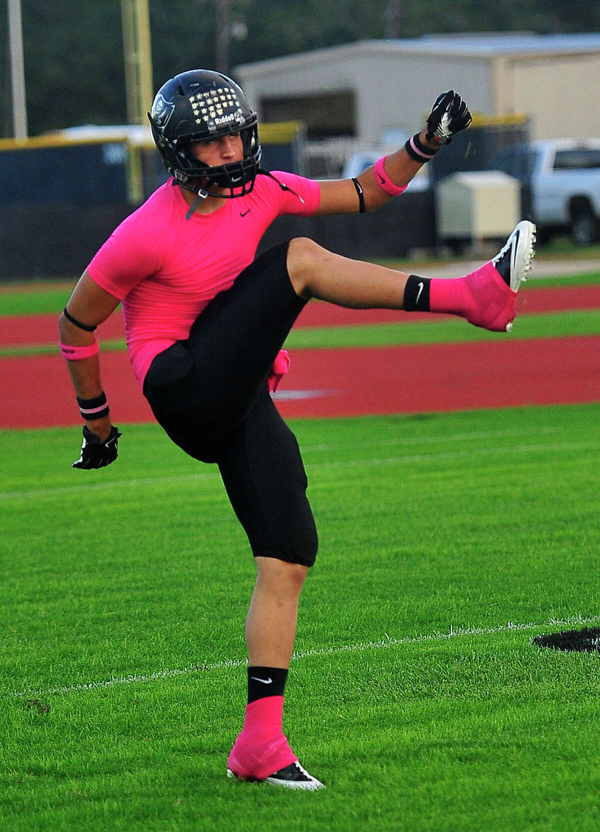 Pink gear for athletes is now cool to wear, also has significance