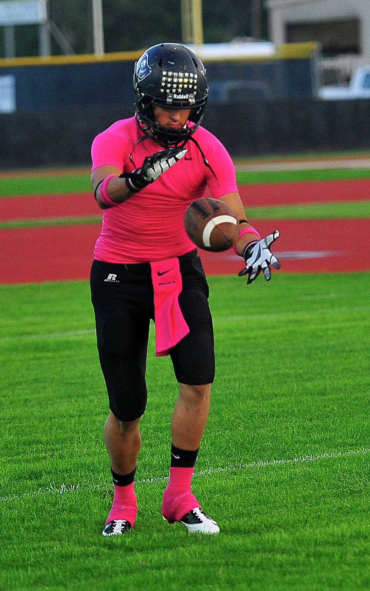 Pink gear for athletes is now cool to wear, also has significance