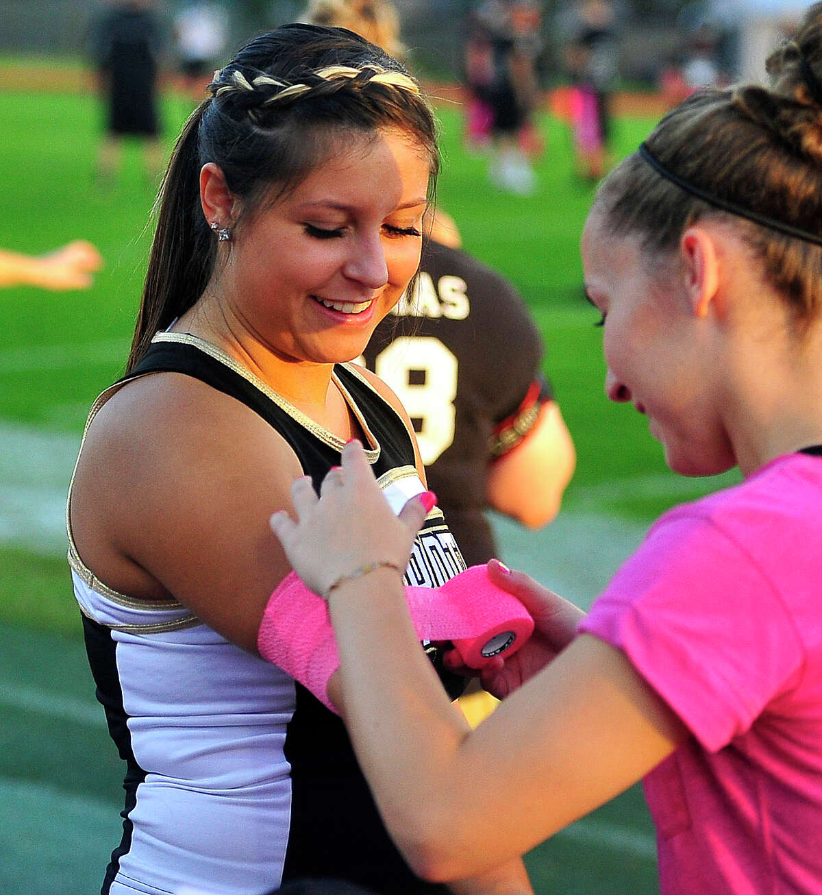 Pink gear for athletes is now cool to wear, also has significance