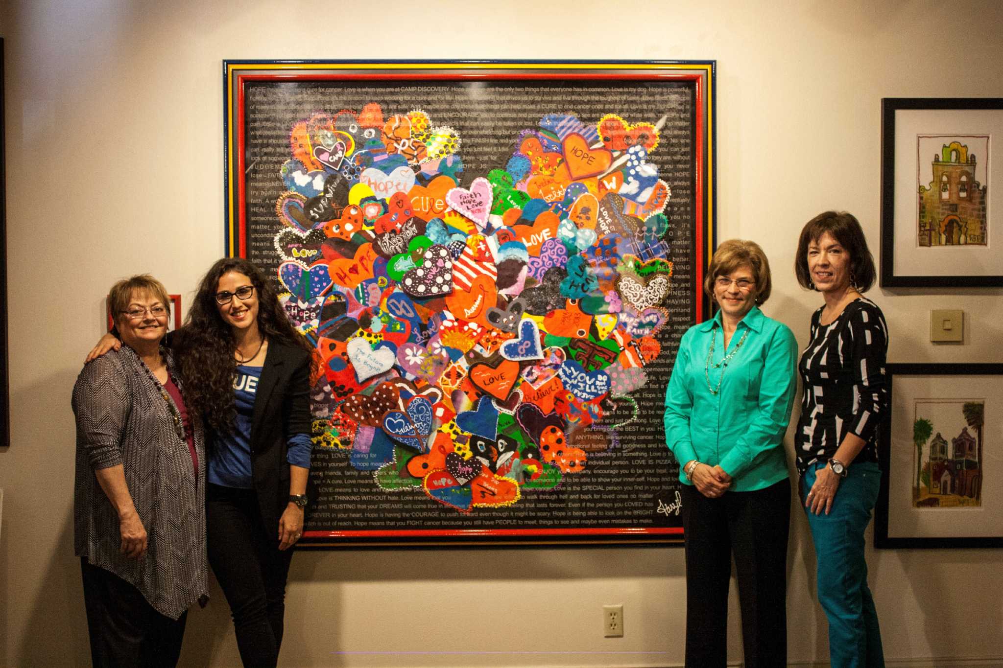 'Hearts of Hope' art conveys musings of kids with cancer