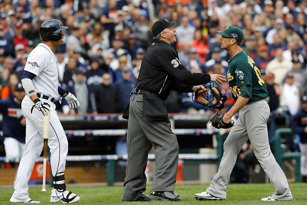 A's pound three homers, beat Tigers 6-3