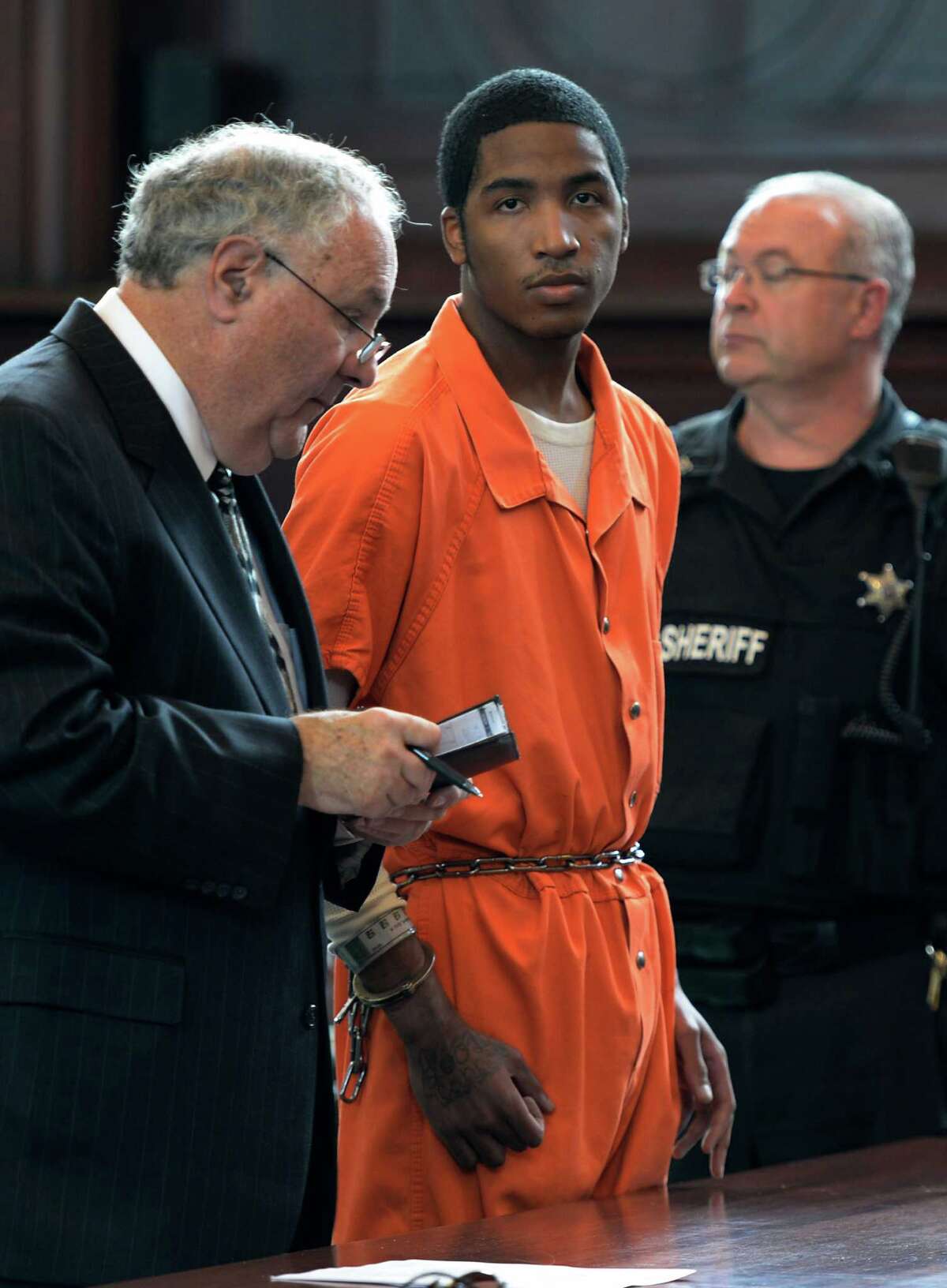 'I just went down and stabbed him'