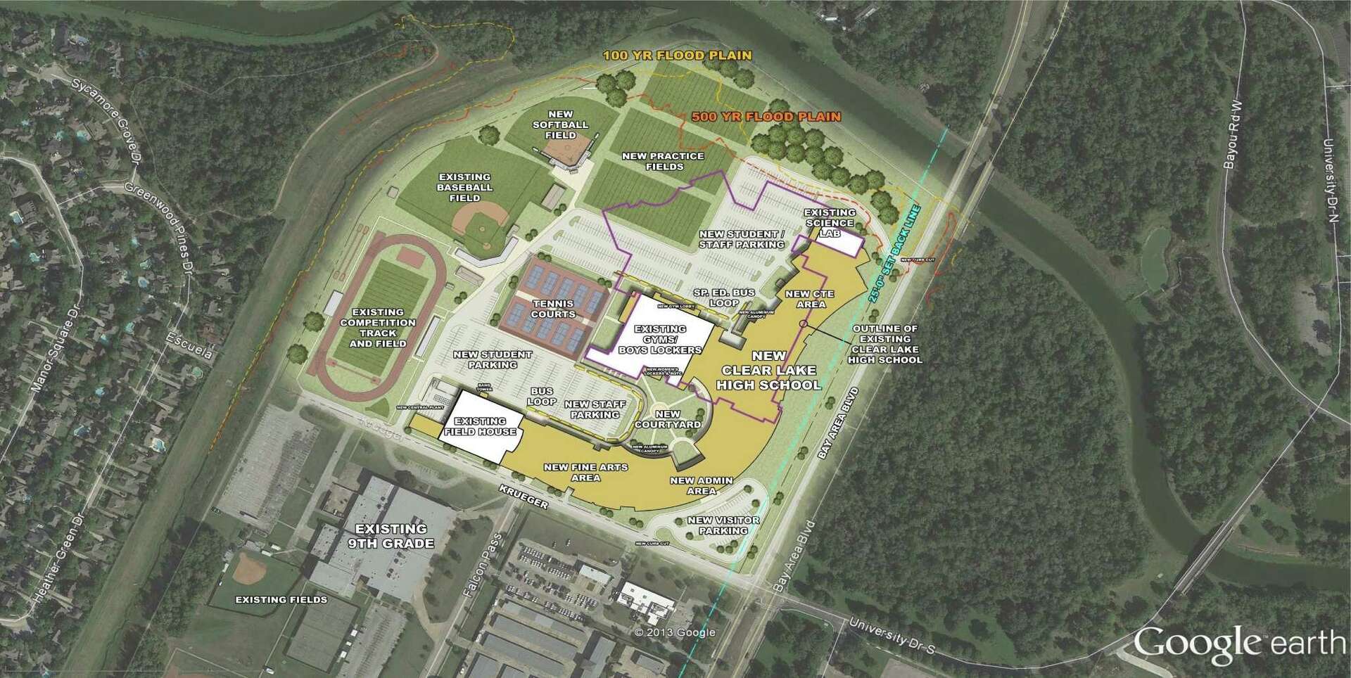 Campus design for Clear Lake High School wins approval