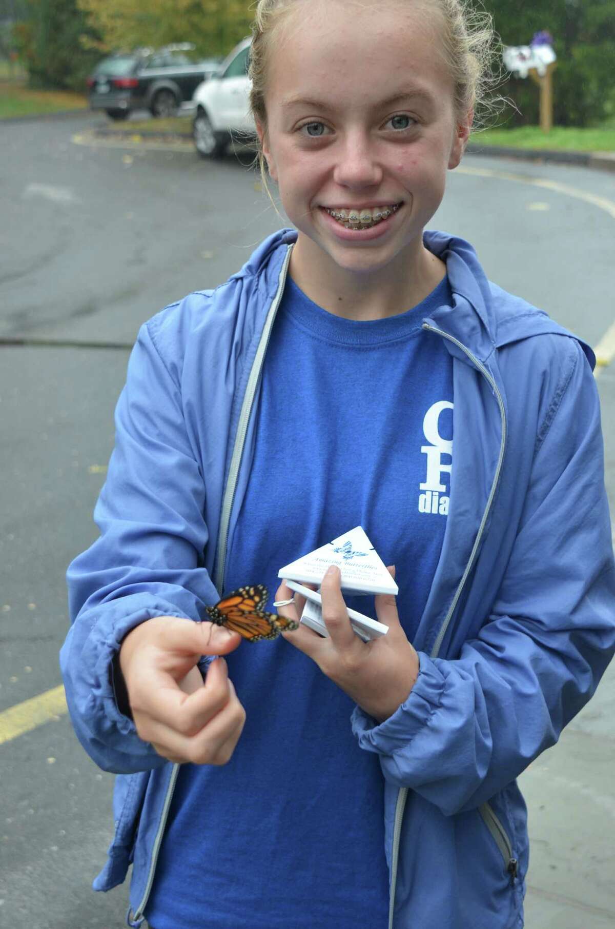Butterfly release raises awareness for domestic violence