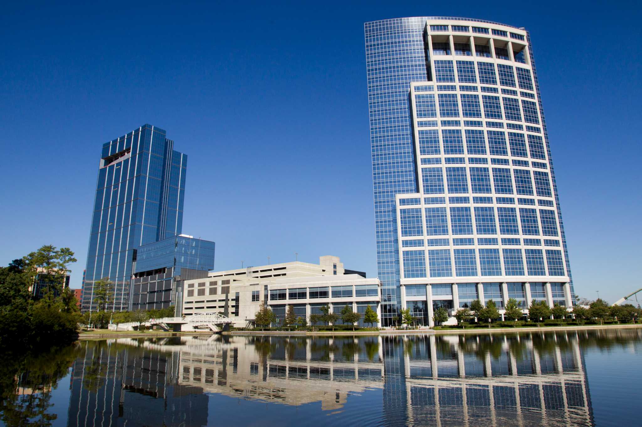 Above the treetops: Anadarko's new Woodland's building nears completion