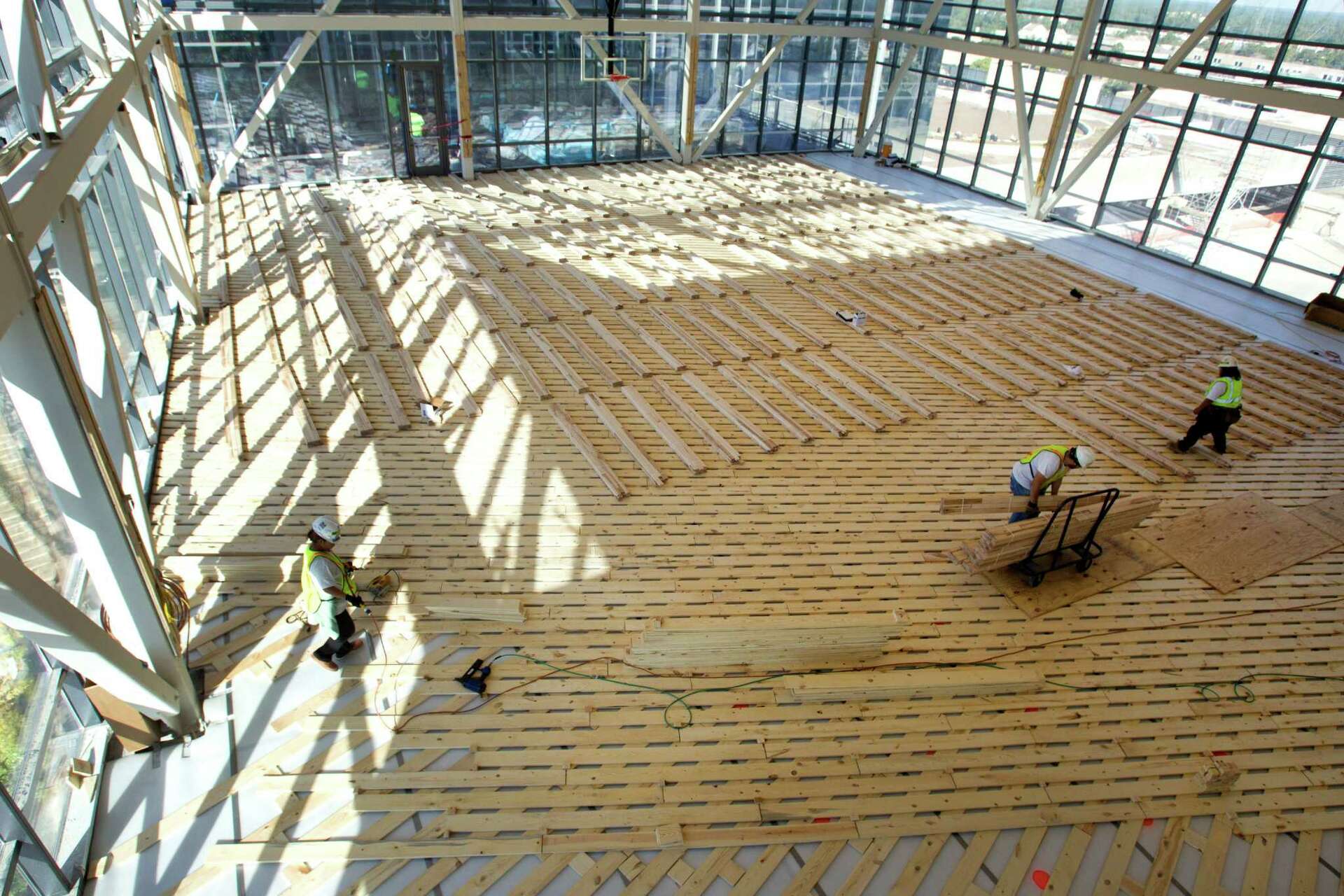 Above the treetops: Anadarko's new Woodland's building nears completion