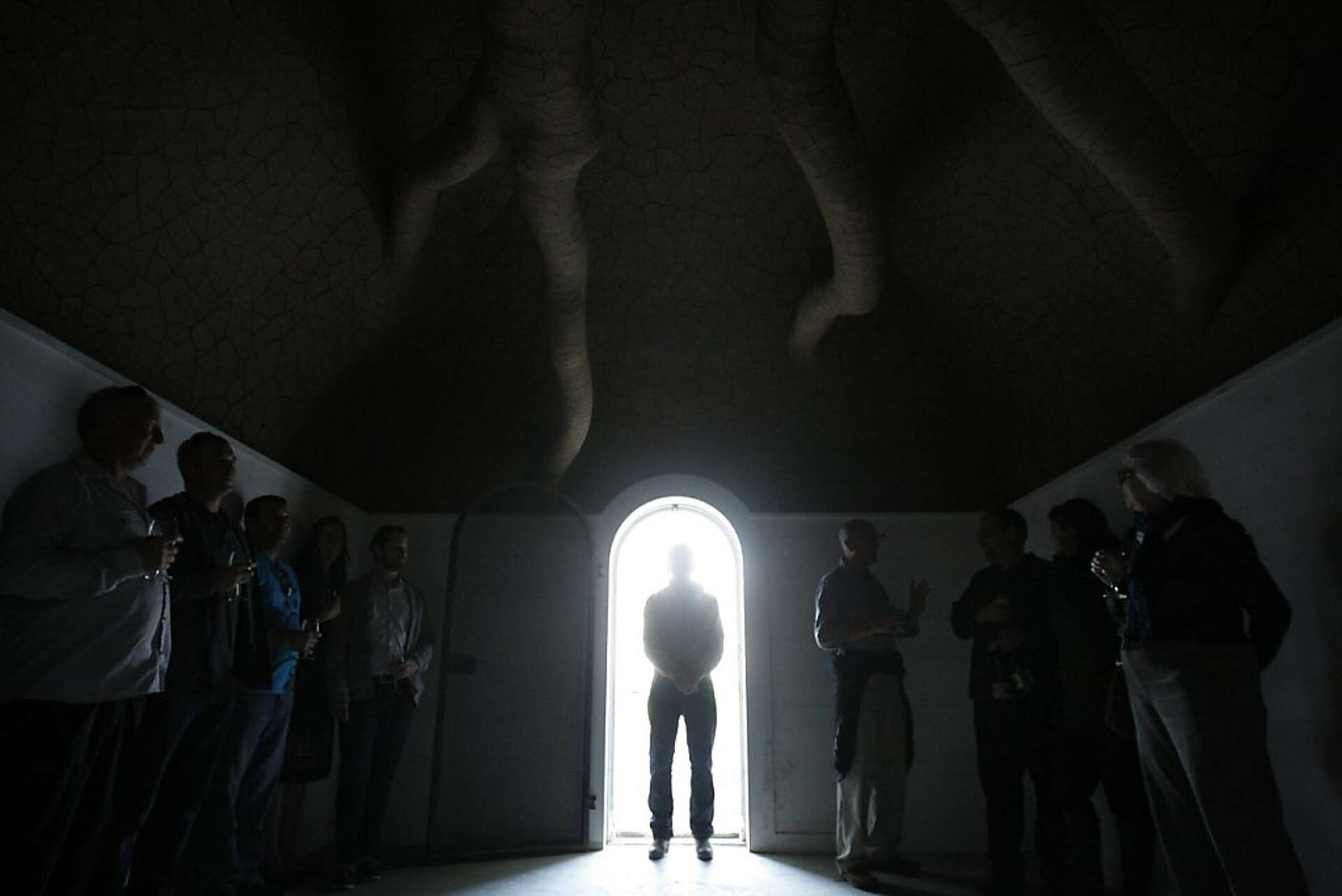 Sculptor Andy Goldsworthy enlists felled tree