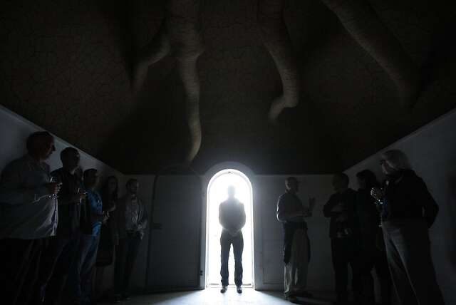 Sculptor Andy Goldsworthy enlists felled tree