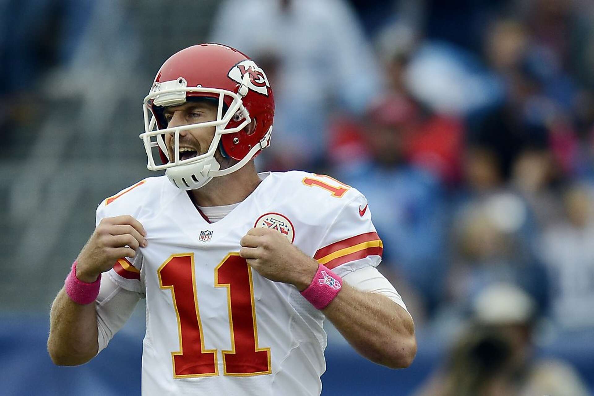 Kansas City puts smile on Alex Smith's face