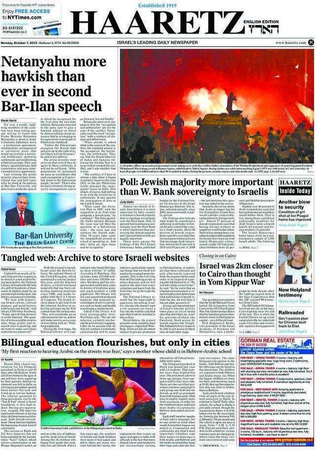 Front Pages From Around the Globe