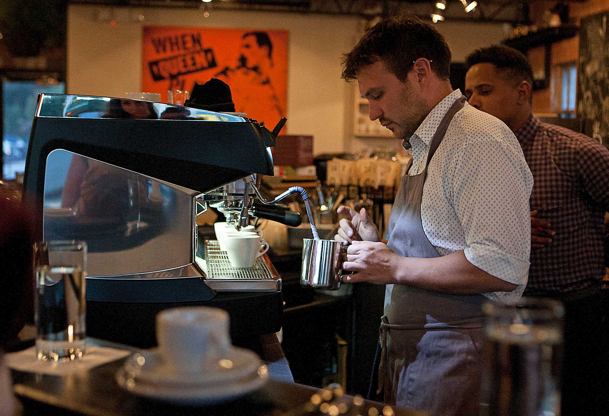 Blacksmith coffee gets caffeinated for barista competition