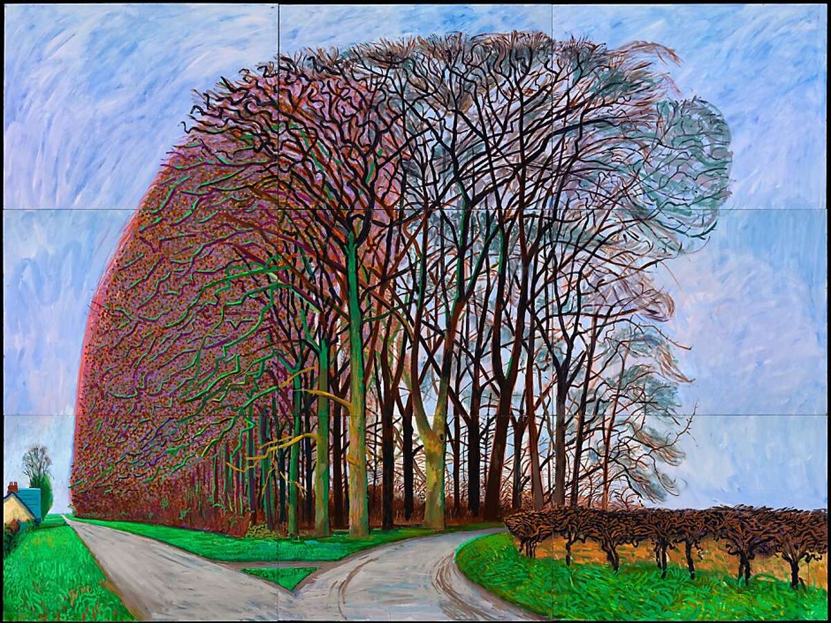 Art review, Hockney at the de Young: changed views