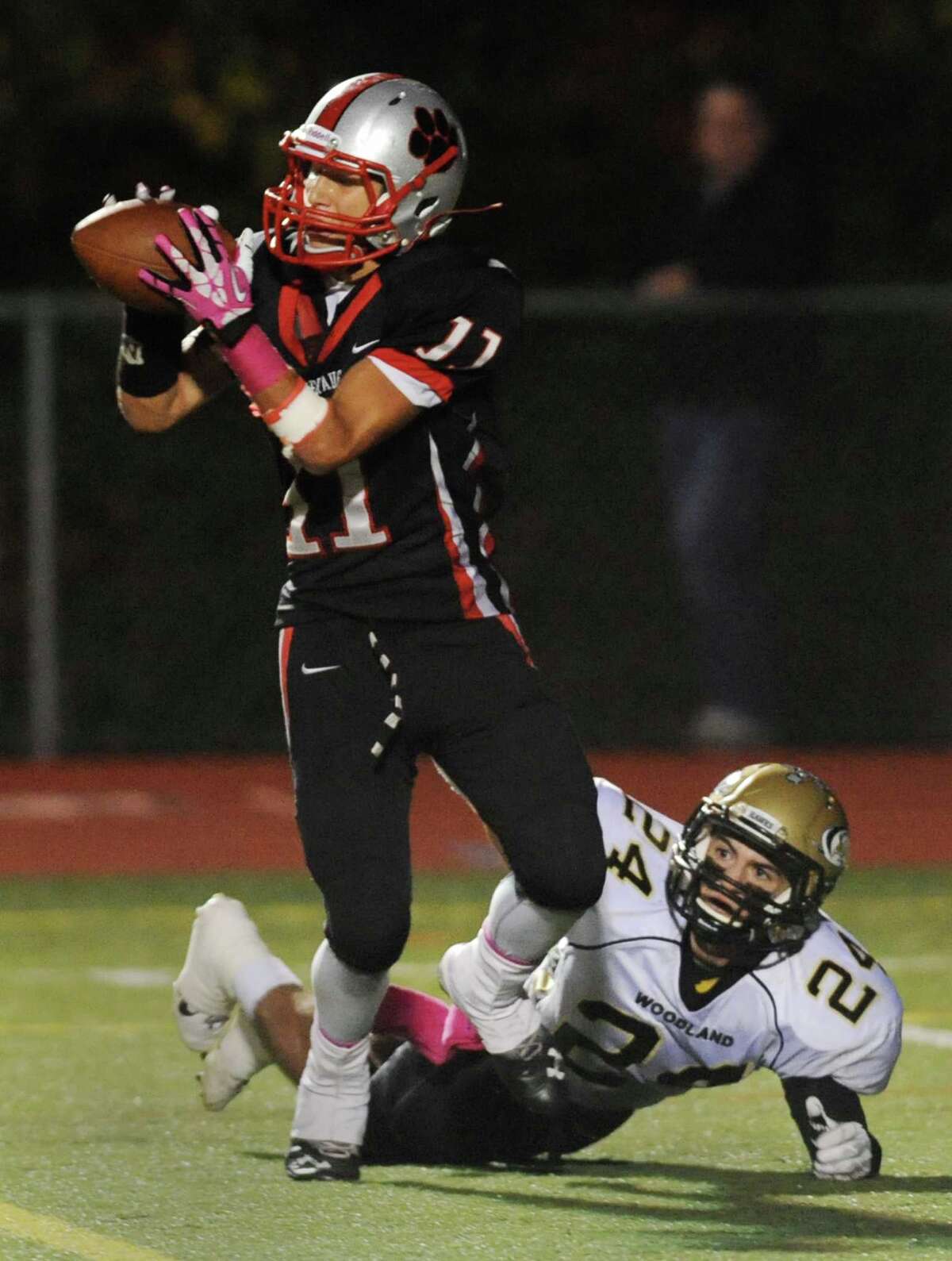 Woodland hammers Pomperaug