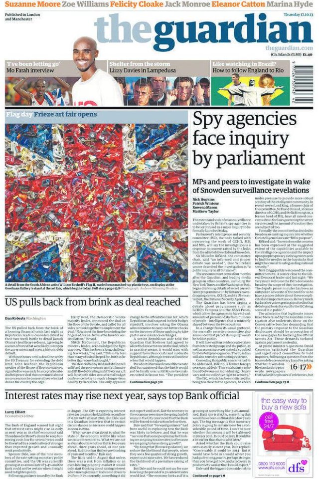 Front Pages from Around the Globe