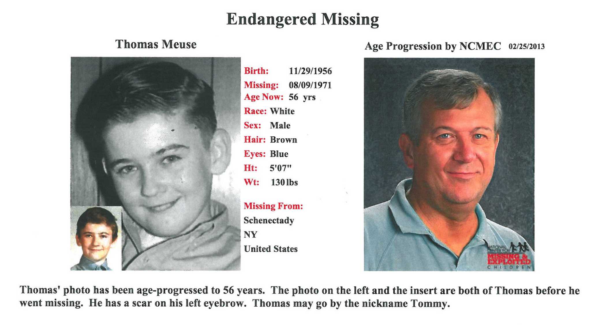 Hope springs eternal for teen missing since 1971