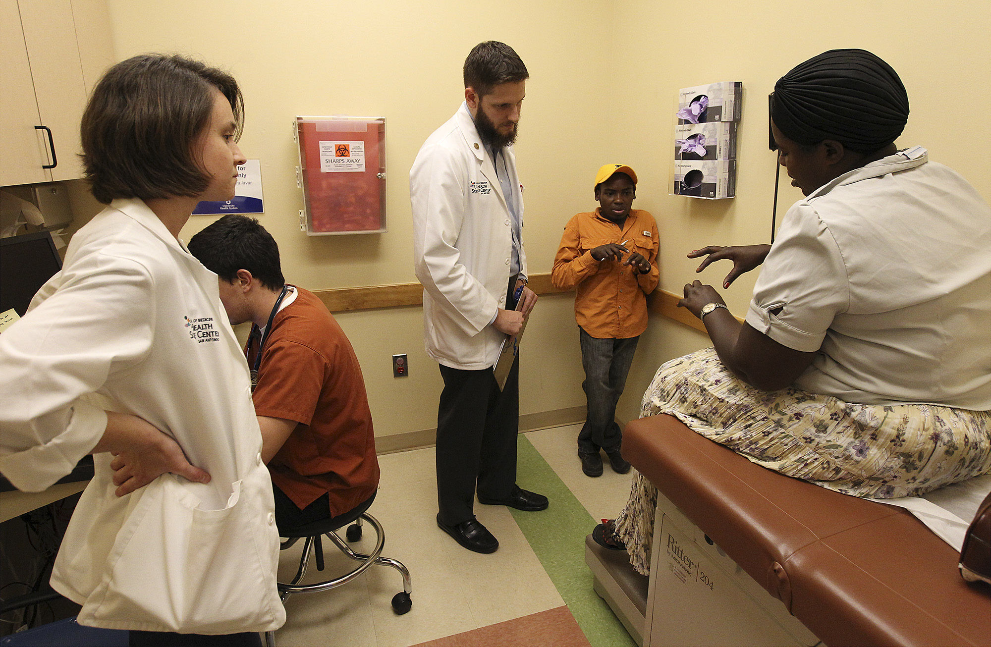 For refugees, health clinic is a refuge
