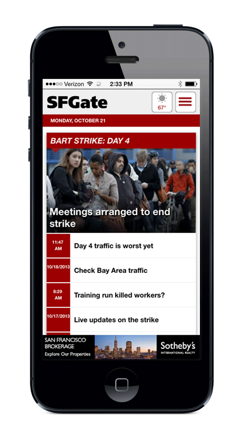 SFGate launches new mobile site