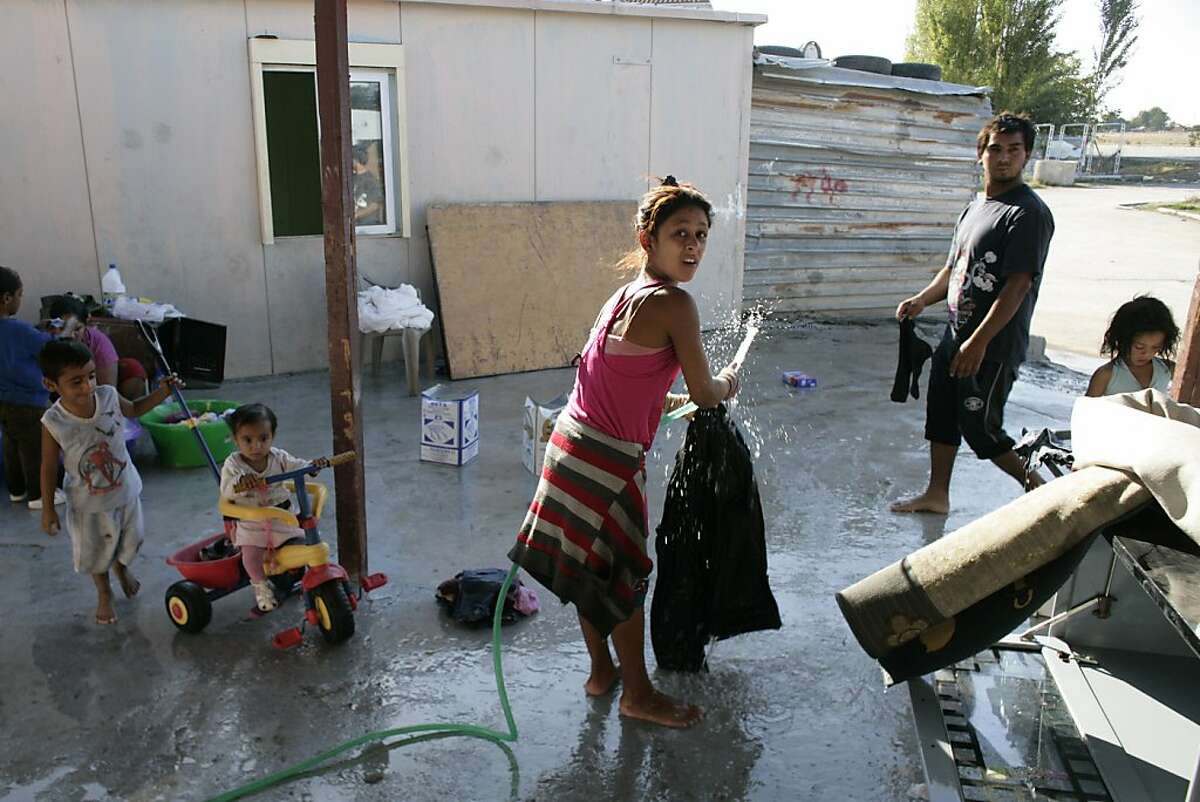 Inside one of Greece's Gypsy camps