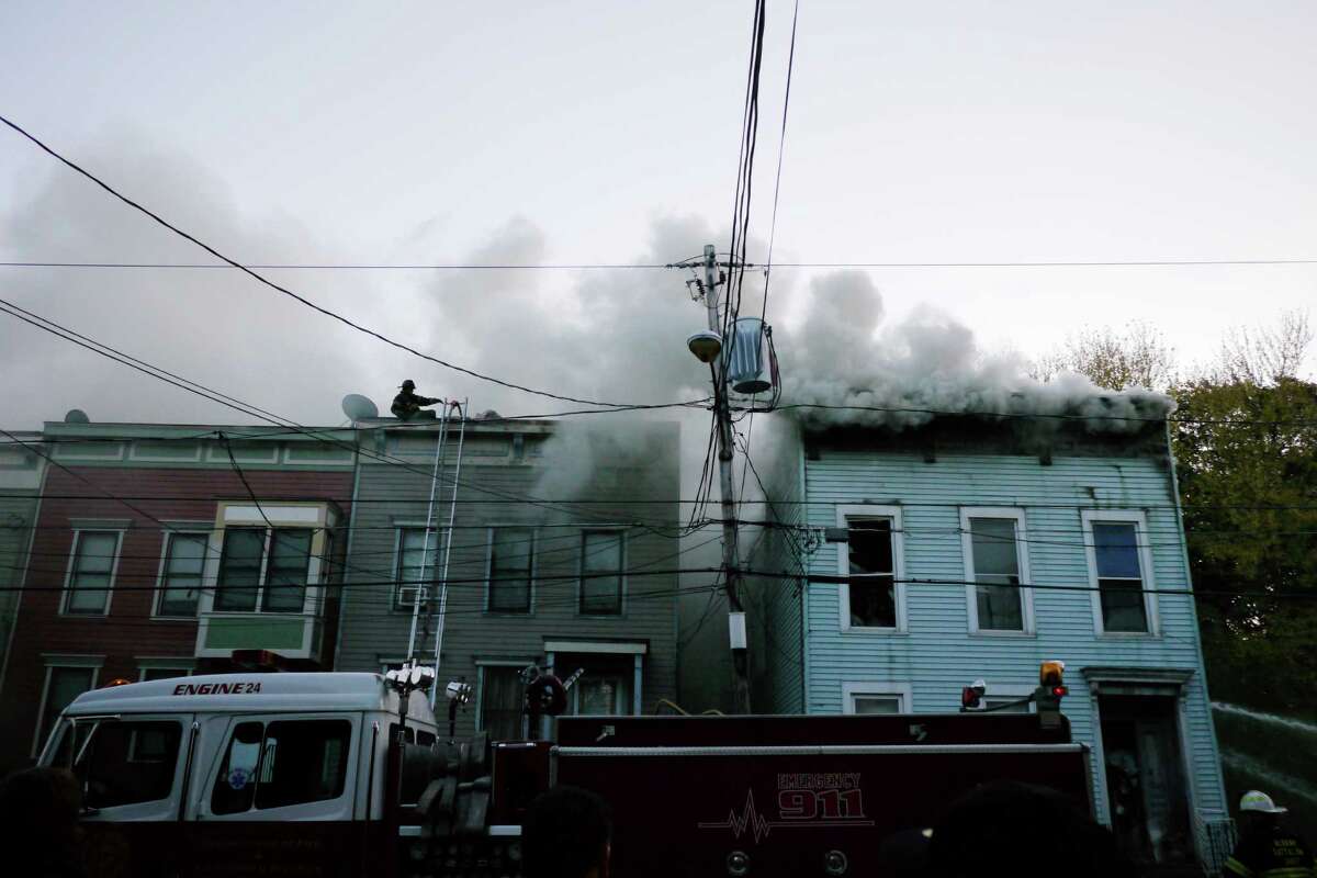 Photos: Fire destroys Albany home