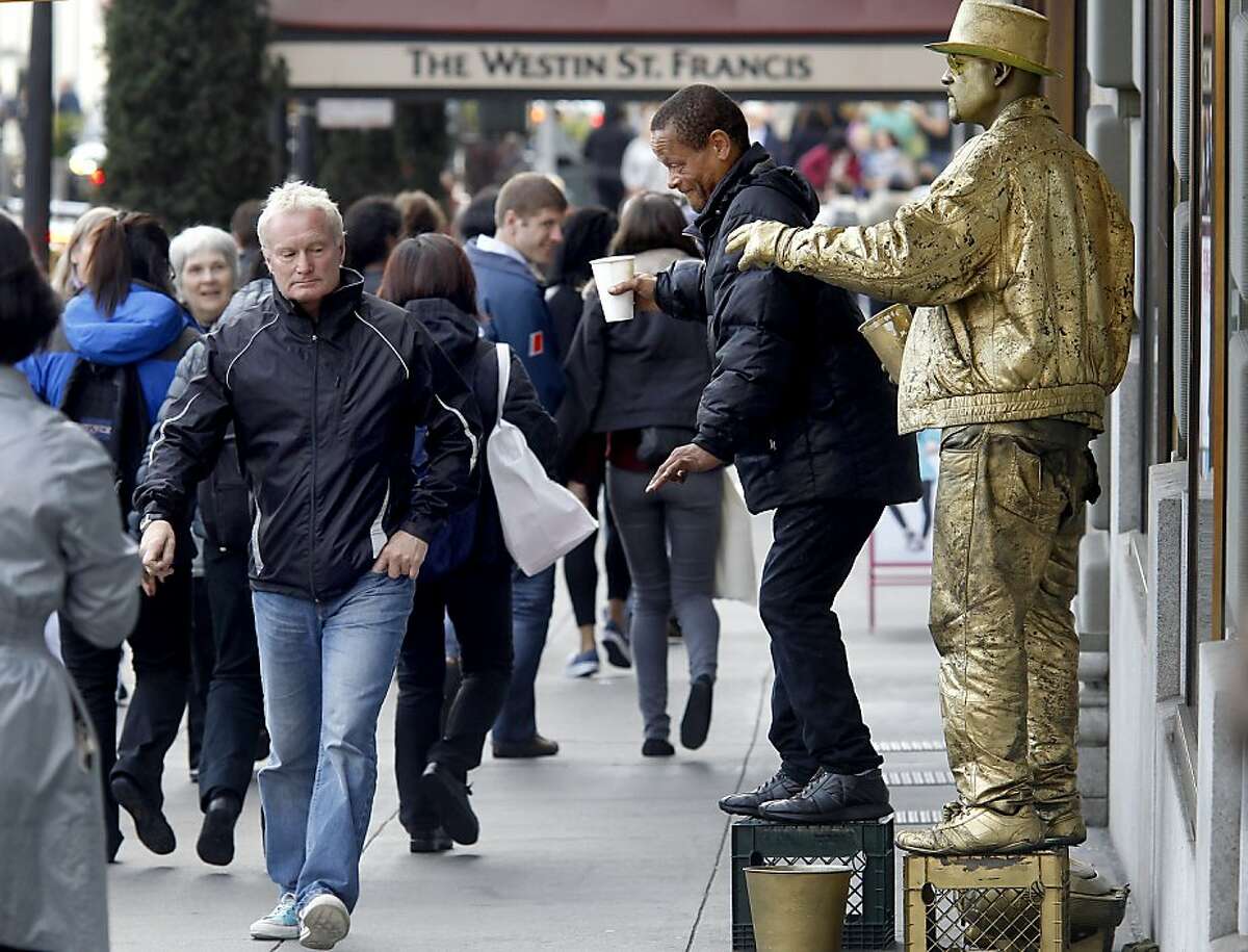 The city's panhandlers tell their own stories