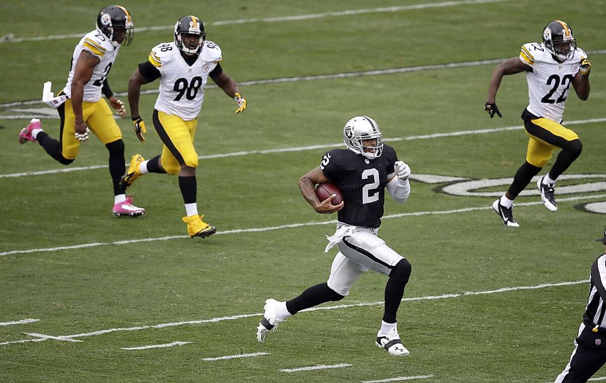 Pryor sparks Raiders to 21-18 win over Steelers