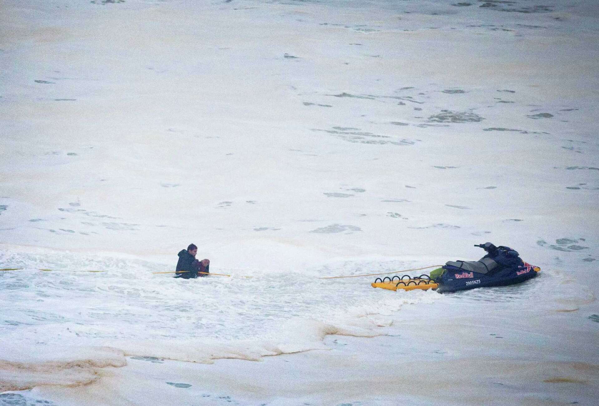 Watch: Surfer rides huge wave into the record books