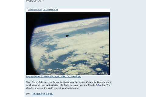 The strange triangle in space in NASA photo