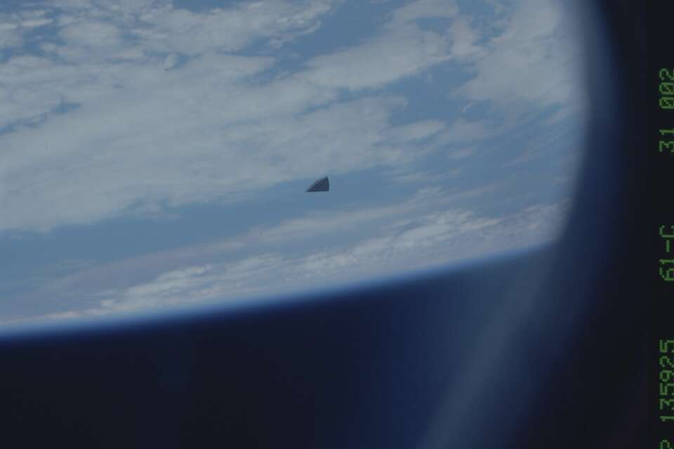 The strange triangle in space in NASA photo