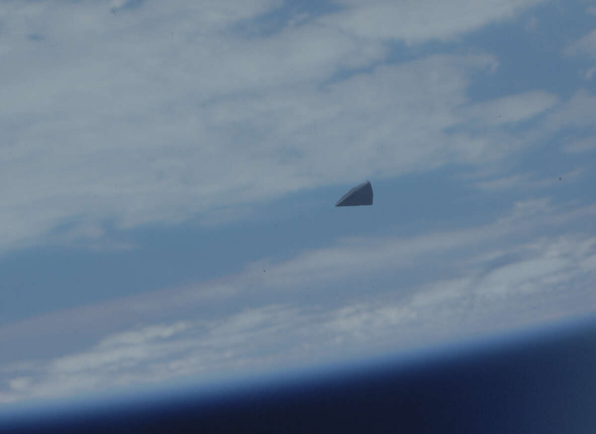 The strange triangle in space in NASA photo