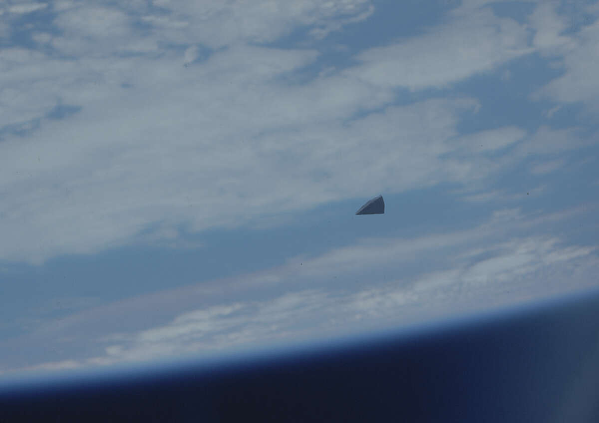 The strange triangle in space in NASA photo