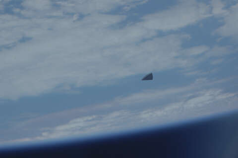 The strange triangle in space in NASA photo