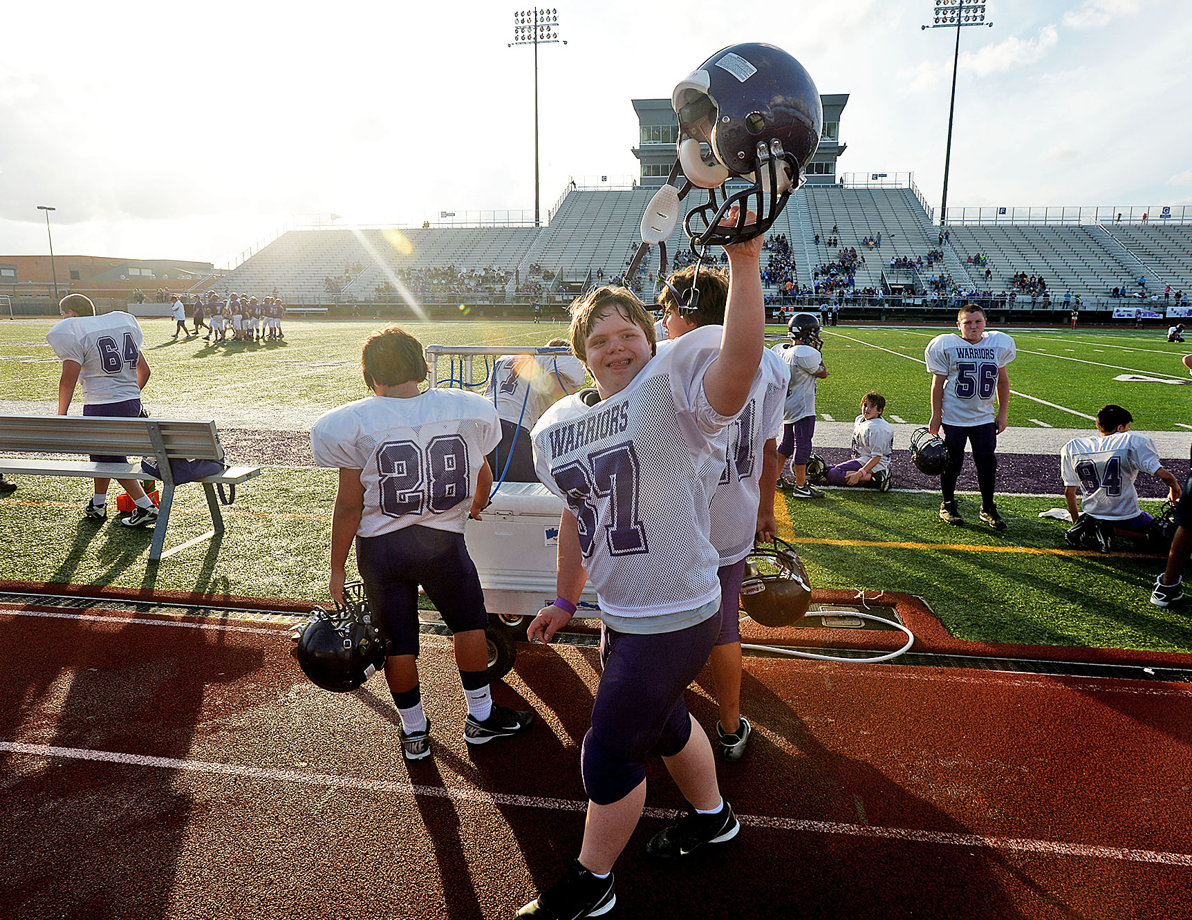 Warriors embrace special needs students on football team