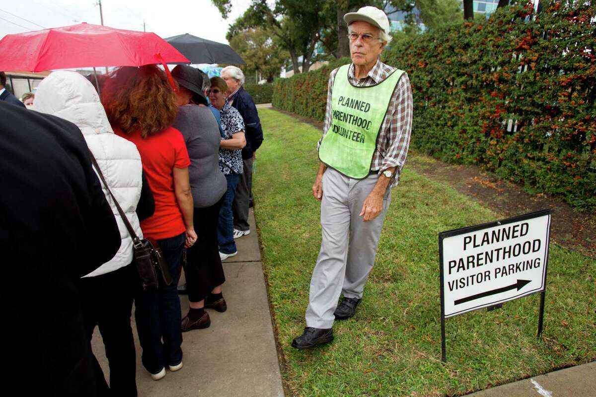 Texas abortion ruling draws protest at Houston Planned Parenthood