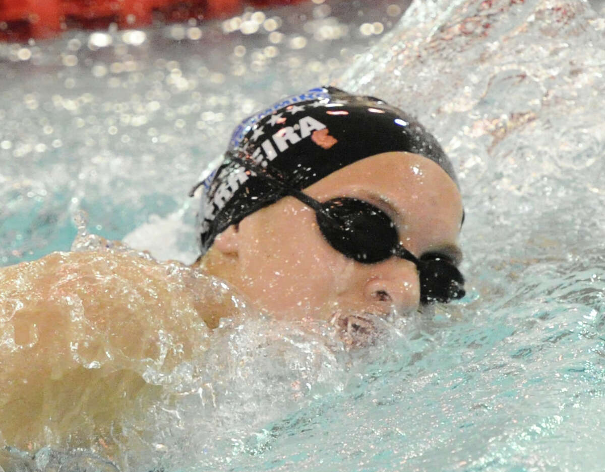 Darien Wins Fciac Girls Swim Title As Records Fall