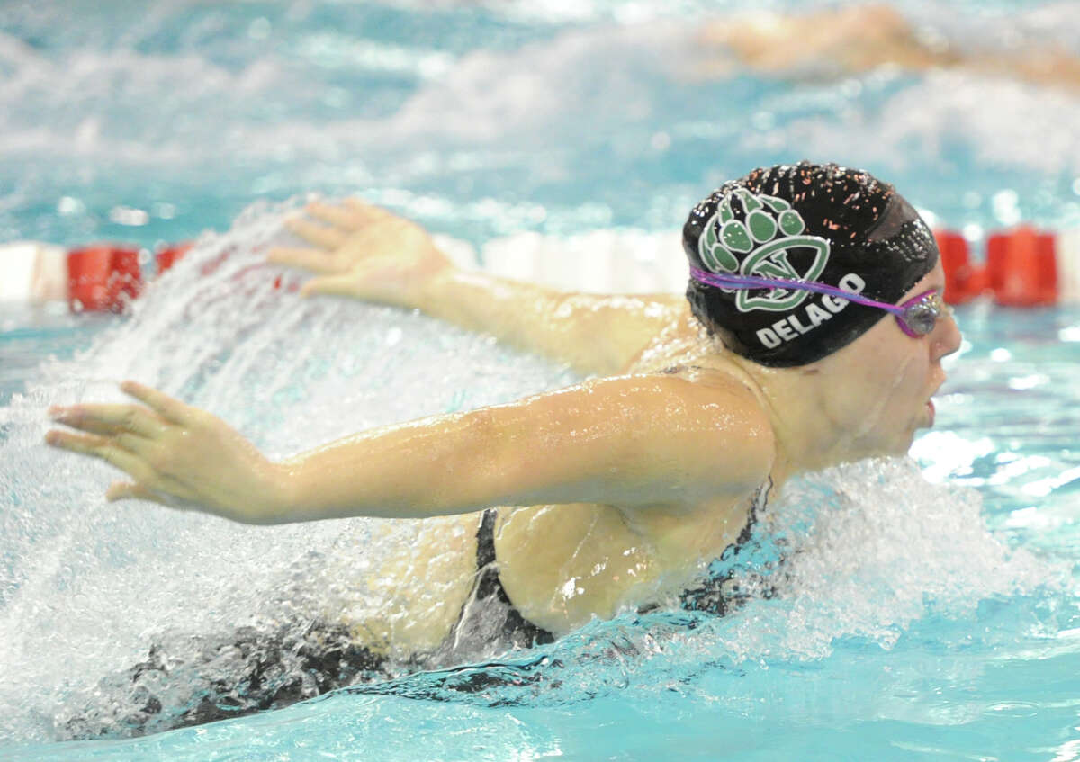 Abel and Bullock shine at girls swimming FCIAC's