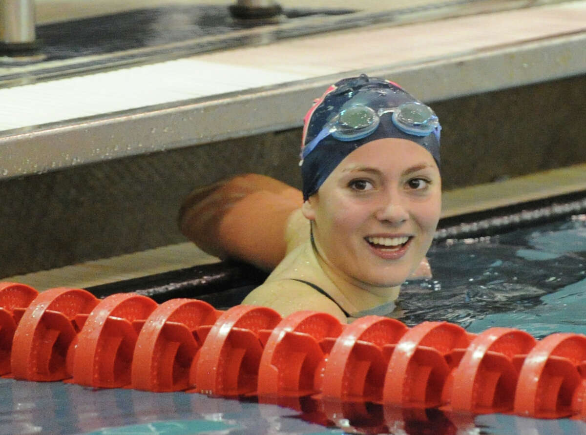 Abel and Bullock shine at girls swimming FCIAC's