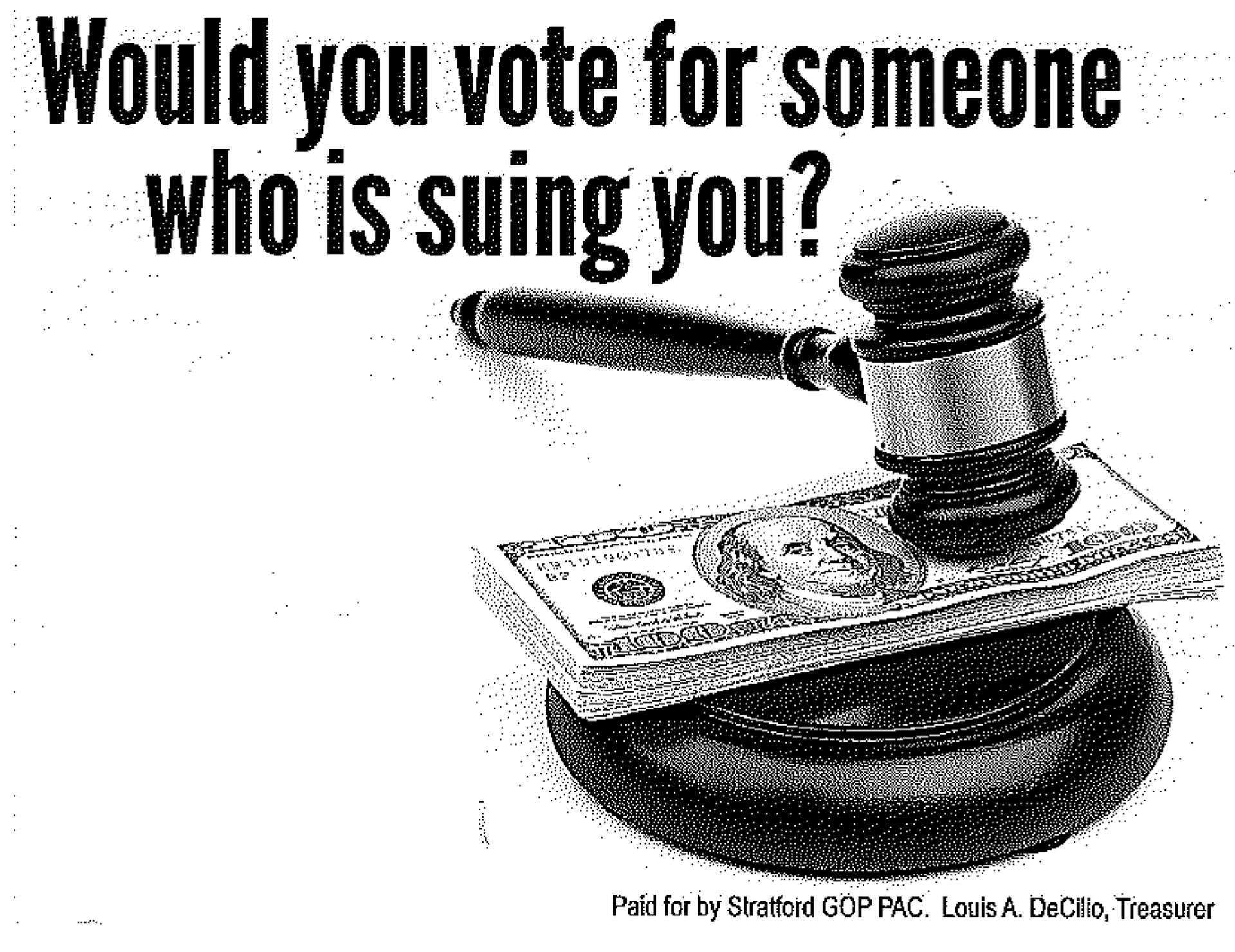 Dems steamed over Cann 'lawsuit' fliers