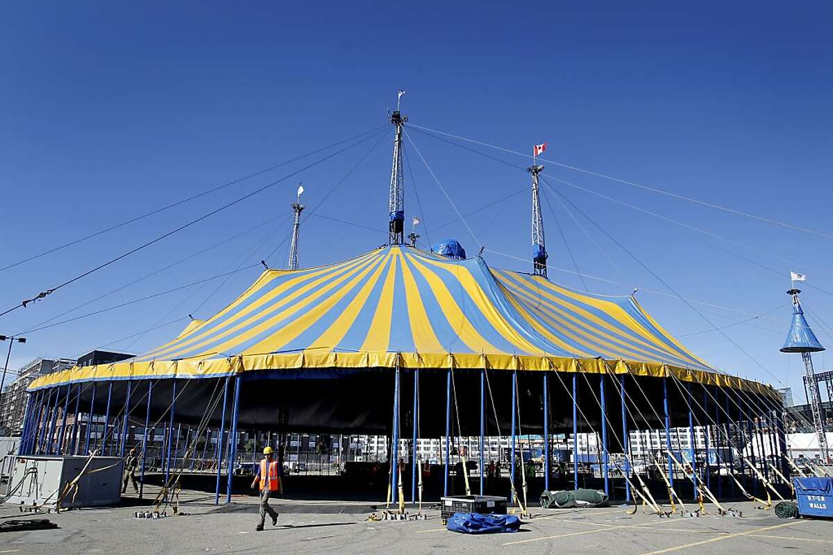Cirque du Soleil raises the big top in S.F.