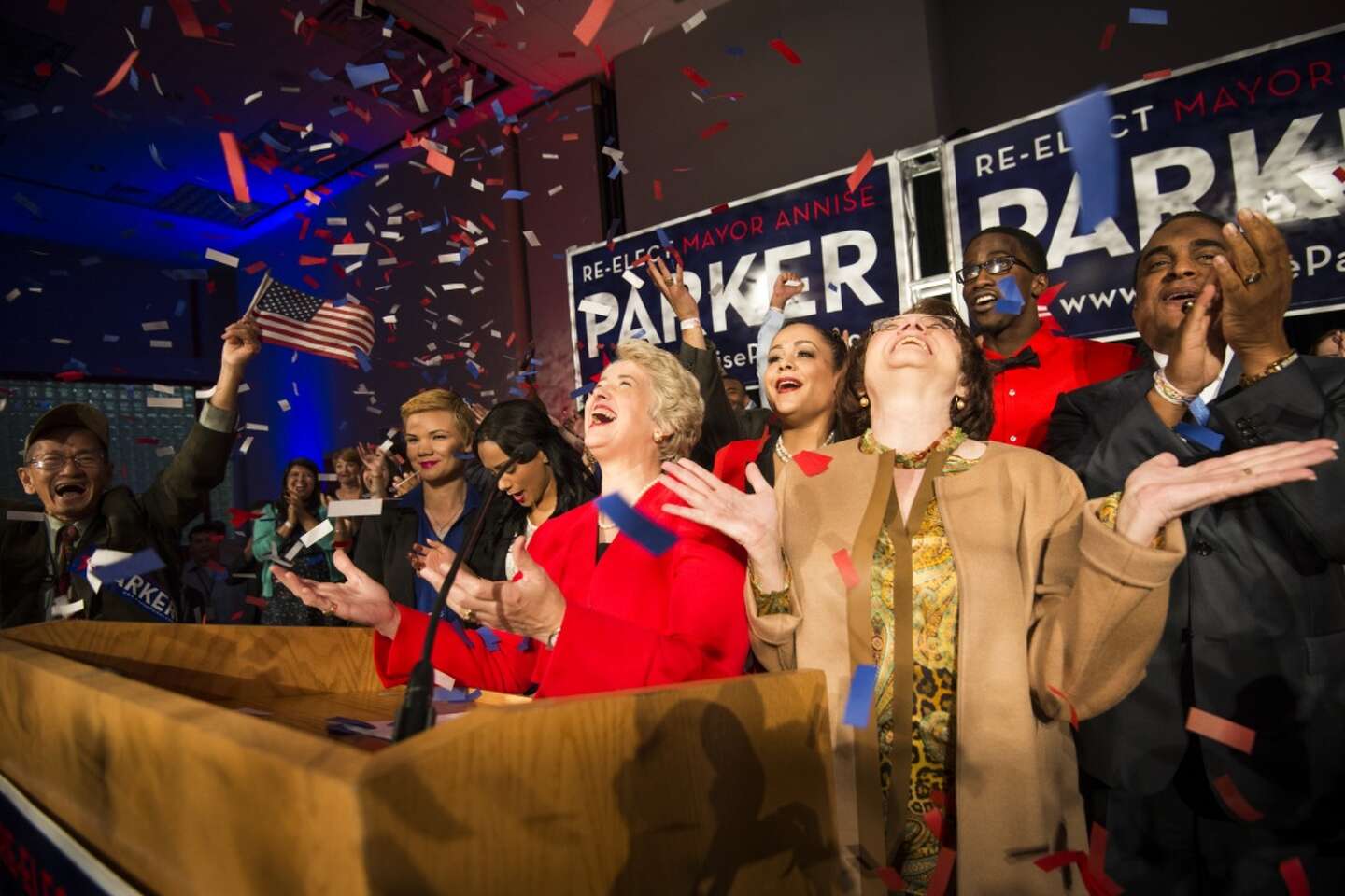 Mayor Parker marries longtime partner