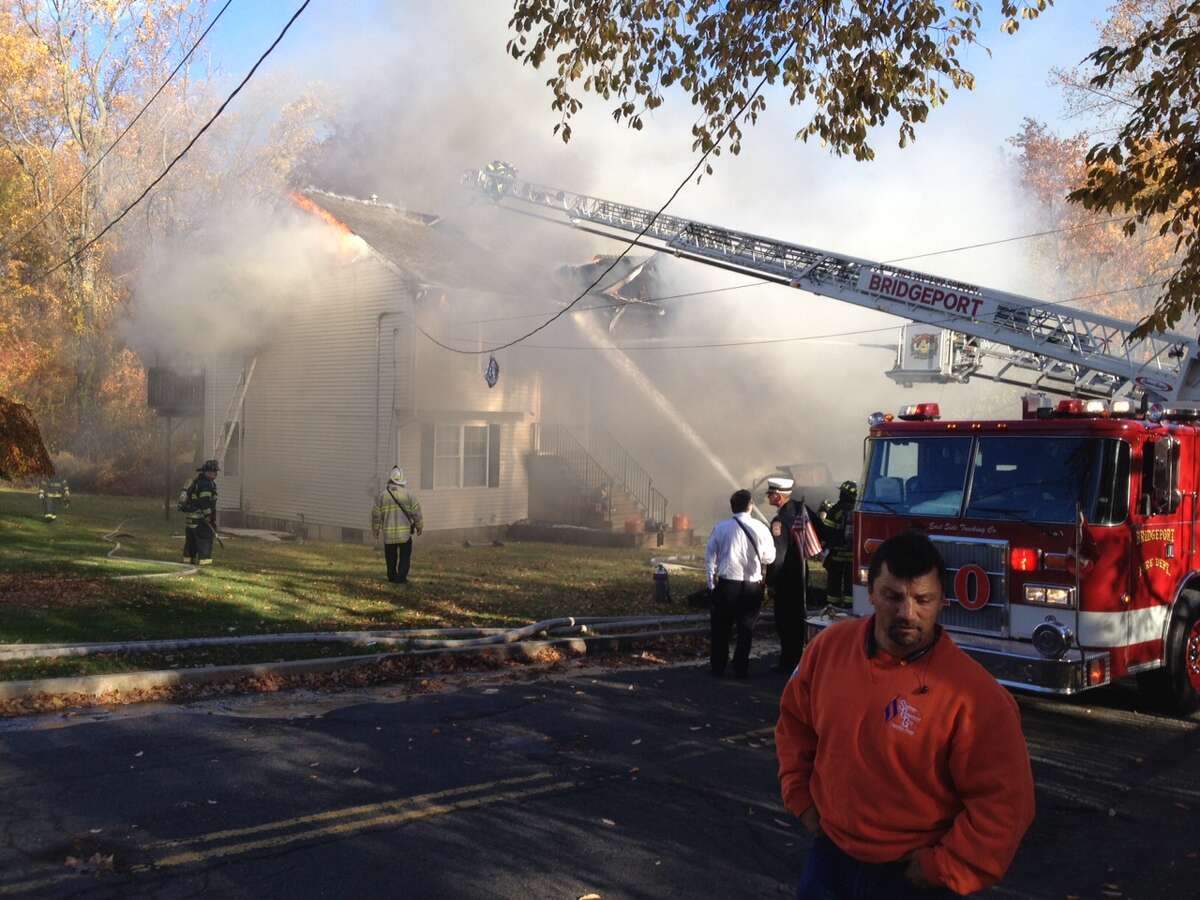 Fire heavily damages Bridgeport house