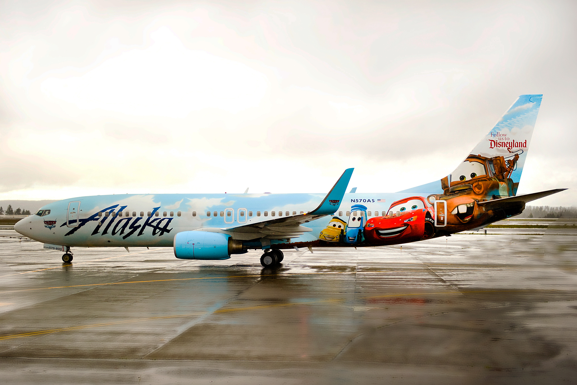 Alaska Airlines launches fifth Disney-themed jet