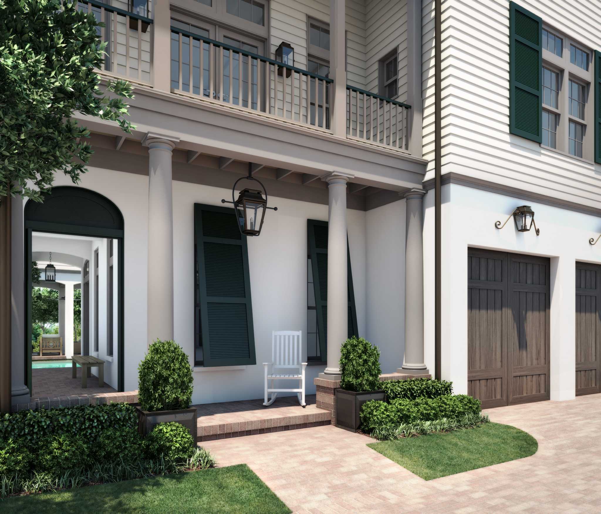 Two Story Acadian Style Homes Plan 56364SM: 3 Bedroom Acadian Home