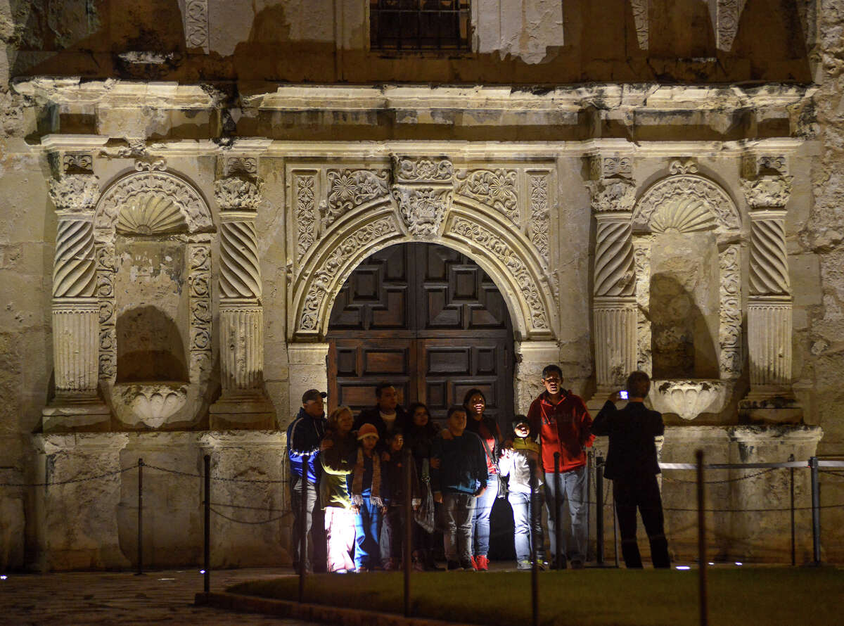 Alamo radiating with new LED lights