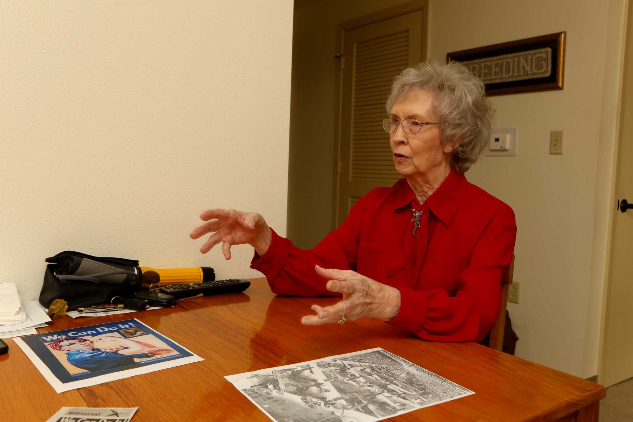 A 'Rosie the Riveter' recalls doing her duty to help WWII effort