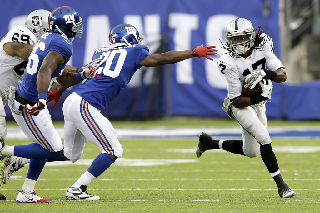 Receiver Denarius Moore's consistency catches his coach's eye