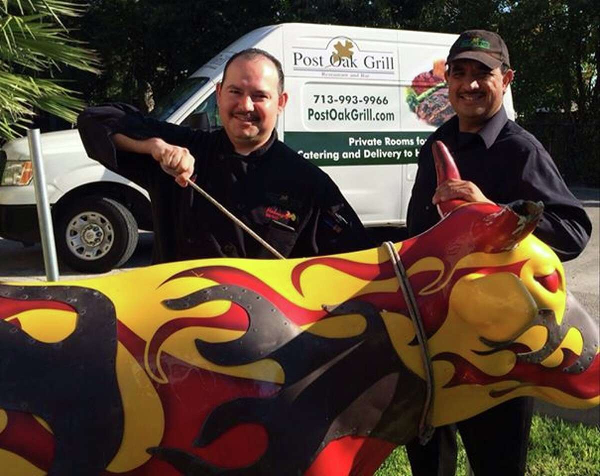 Thunder the kidnapped cow is back home at Heights business