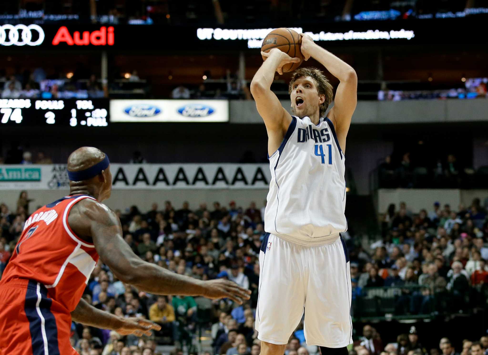 NBA: Nowitzki passes West for 16th on scoring list