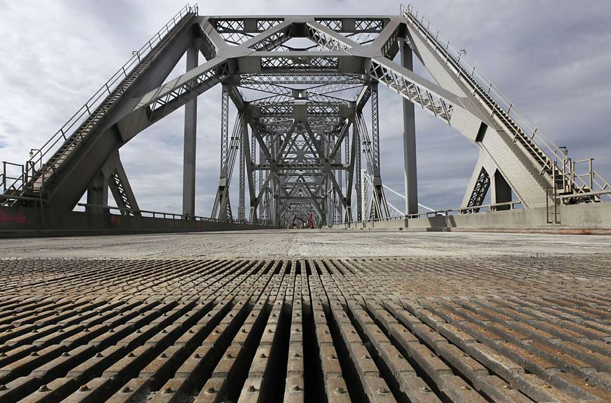 Demolition crews start chipping away at old Bay Bridge